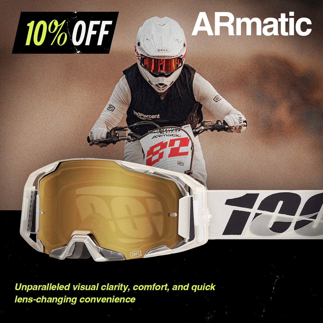 100% Dirt Bike Goggles & MX Gloves - Helmet House