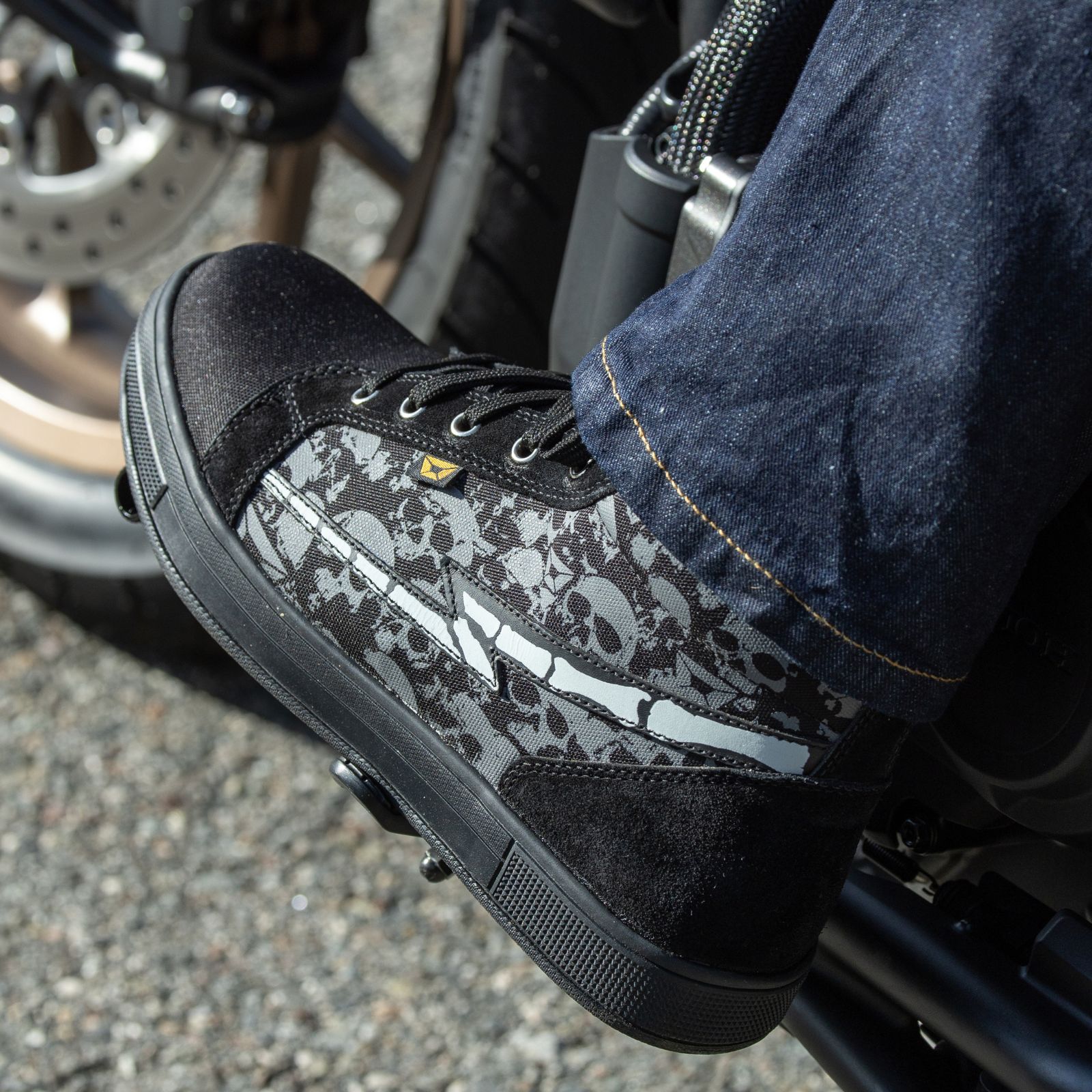 Cortech Slayer Canvas Skulls Riding Shoes – Cortech USA
