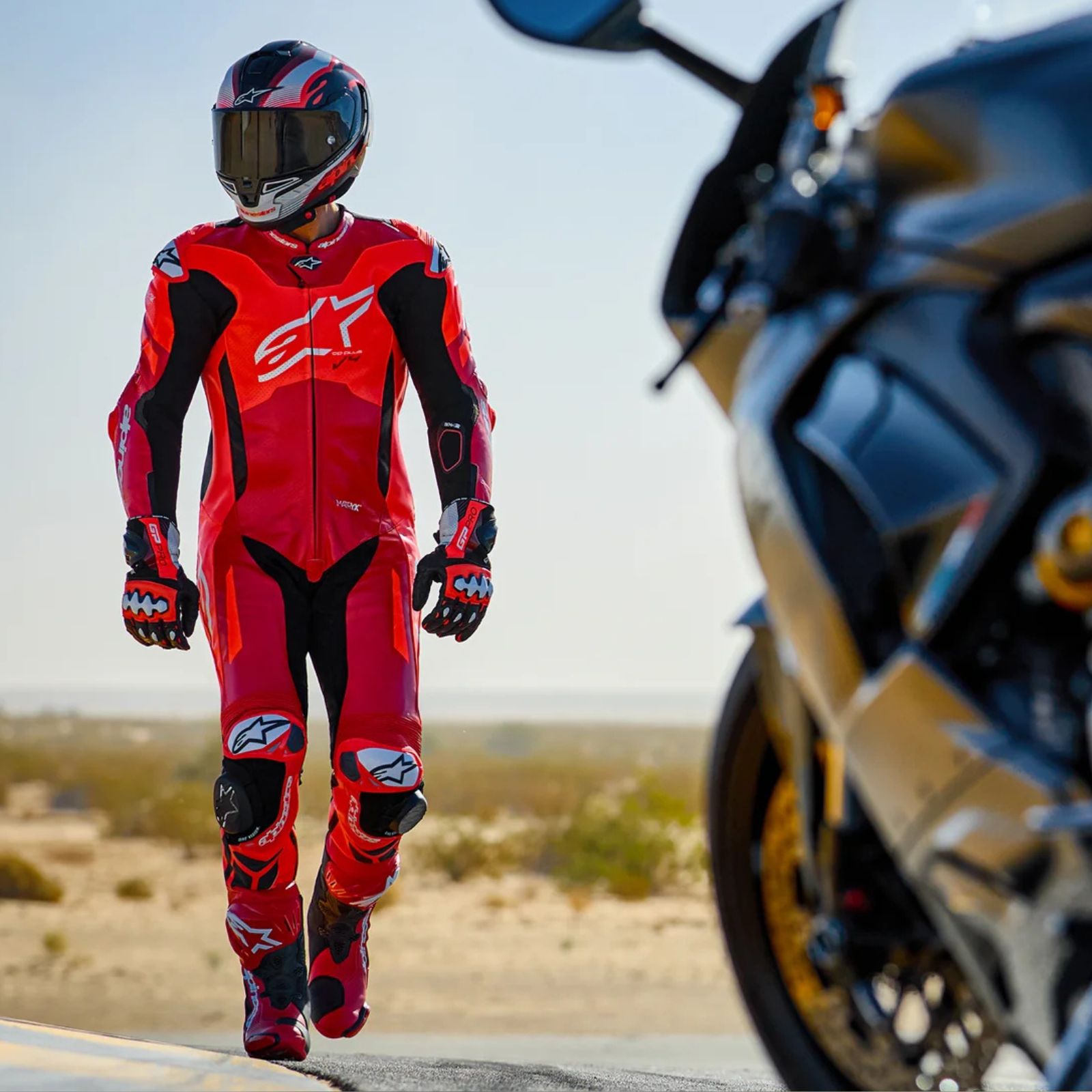 Alpinestars GP Plus V4 Sprint 1-Piece Leather Suit - Helmet House