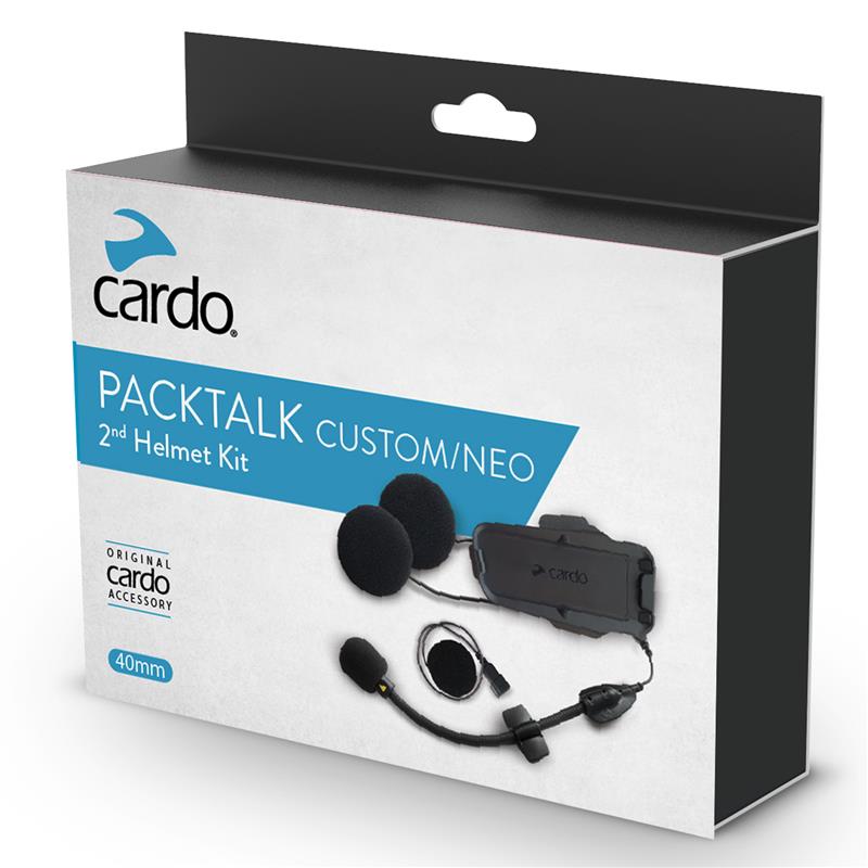 Cardo Packtalk Custom/NEO 2nd Helmet Kit - Helmet House