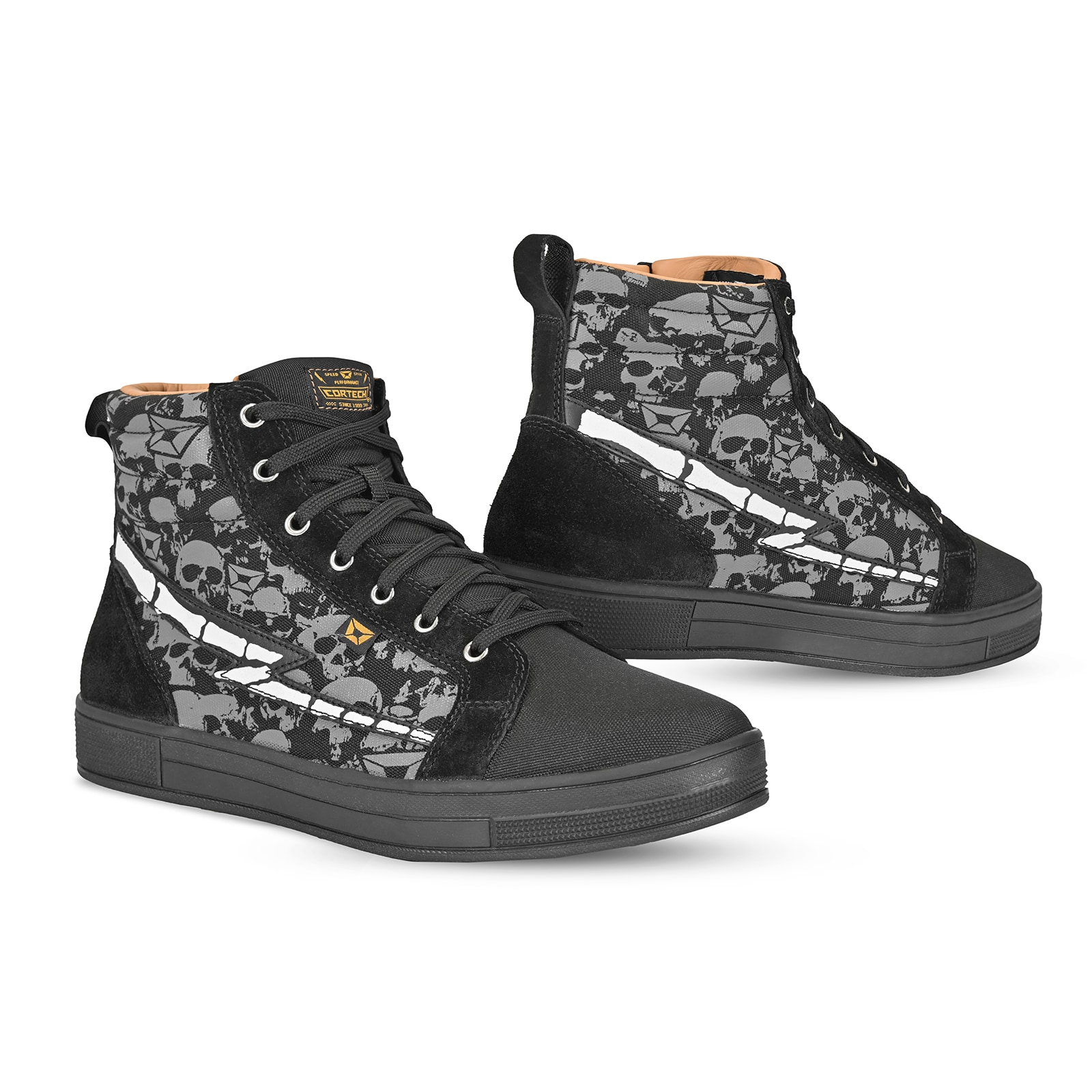 Cortech Slayer Canvas Skulls Riding Shoes – Cortech USA