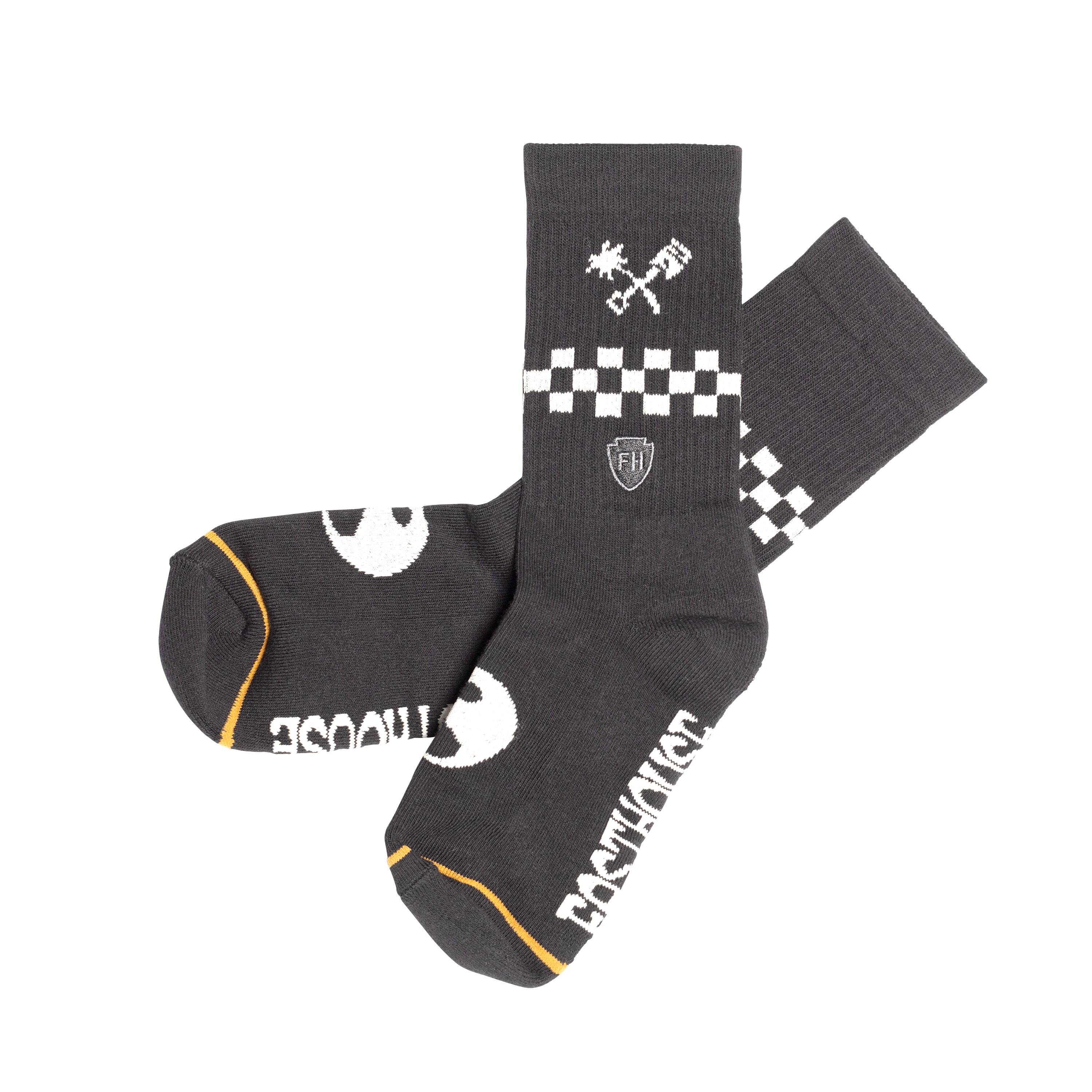 Fasthouse Youth Gold Mine Crew Socks - Helmet House