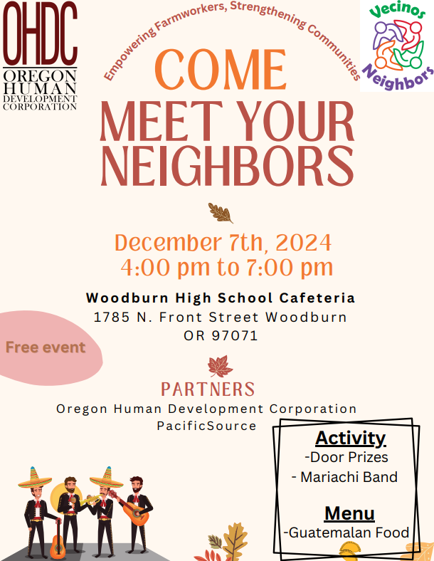 OHDC - Woodburn Community Dinner